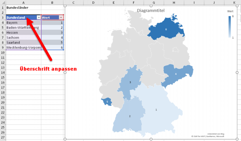 Sehr cool: Kartendiagramme in Excel | Der Tabellenexperte