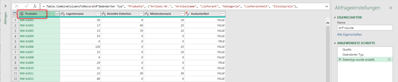 Eigene Datentypen definieren in Power Query | Der Tabellenexperte