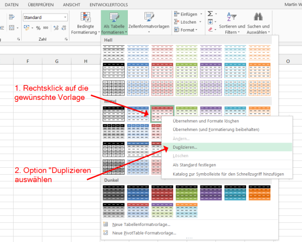 Verborgene Talente in Excel: Als Tabelle formatieren | Der Tabellenexperte